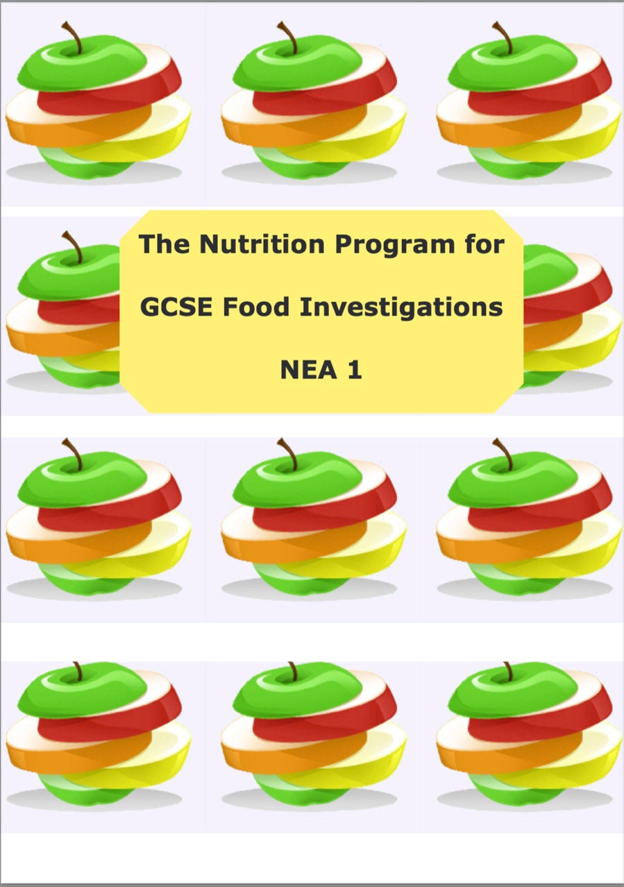 The Nutrition Program for NEA 1 - DOWNLOAD – Jenny Ridgwell's Books