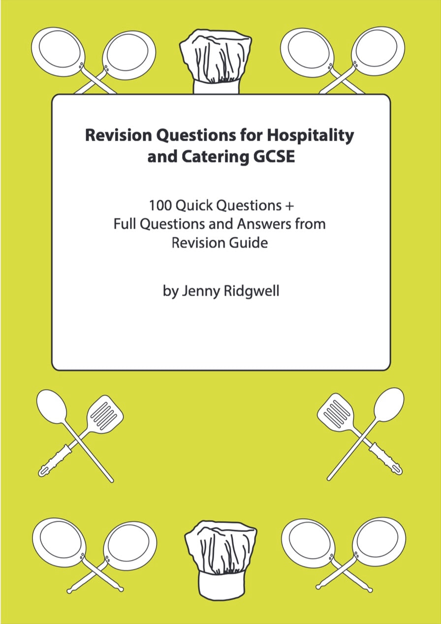 Revision Questions for Hospitality and Catering GCSE - DOWNLOAD – Jenny ...